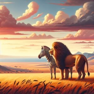 La Amistad entre el León y la Cebra | Cuentos GRATIS para Leer Online